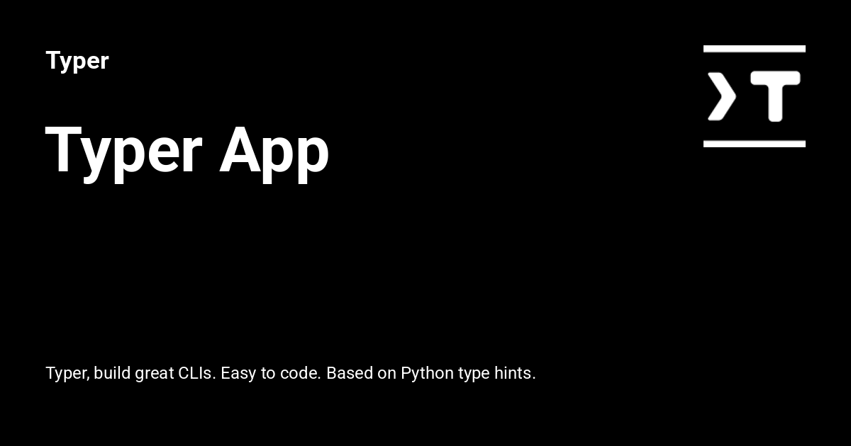 Typer App Typer